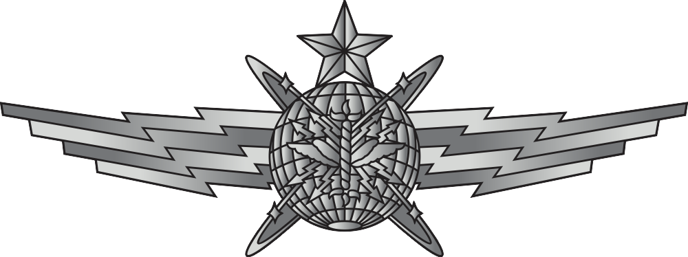 Air Force Cyberspace Operator Badge - Senior Decal - Military Graphics