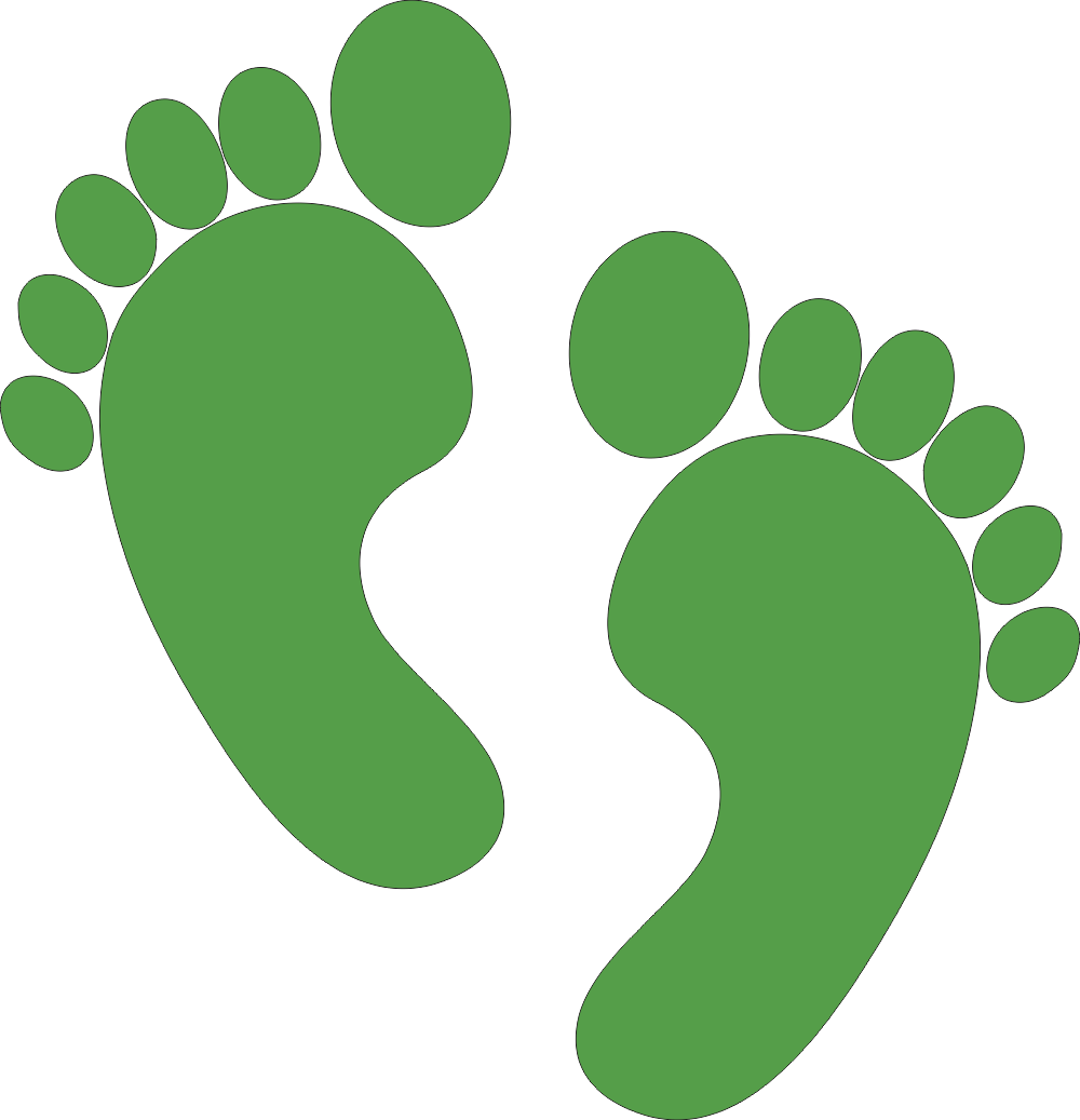 Jolly Green Feet - 6 Toes Decal - Military Graphics
