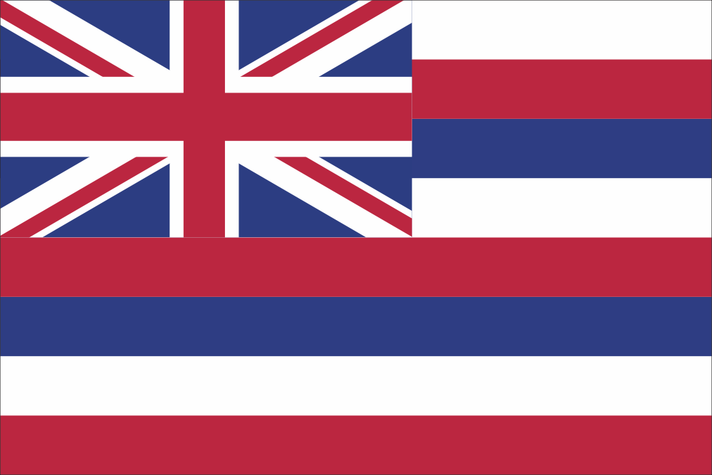 Hawaii State Flag Decal - Military Graphics