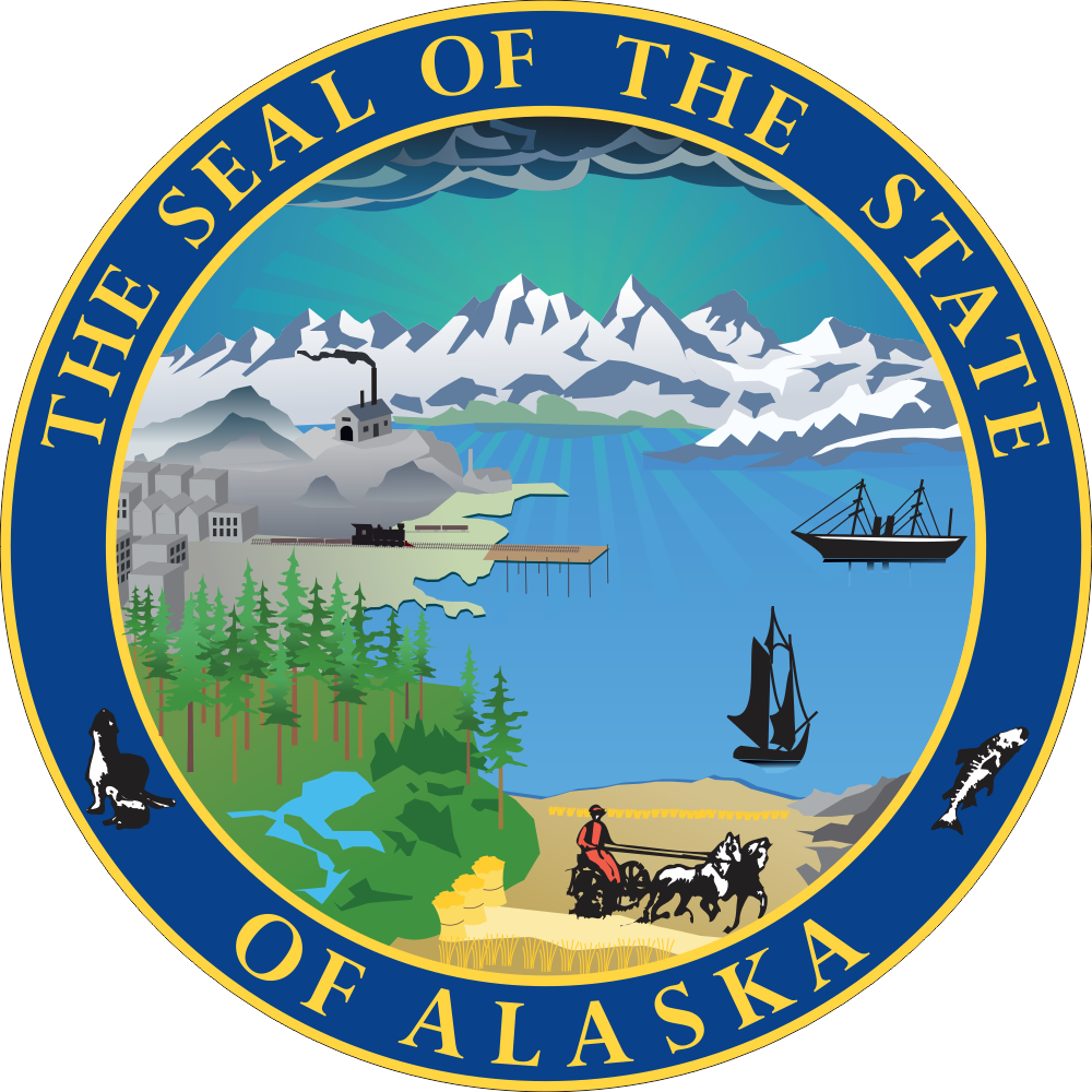 Alaska State Seal Decal - Military Graphics