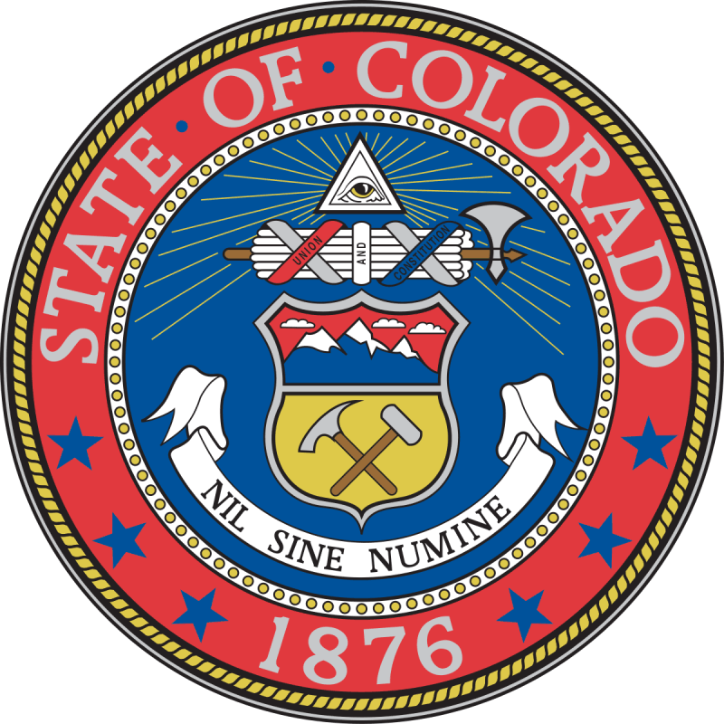 Colorado State Seal Decal - Military Graphics