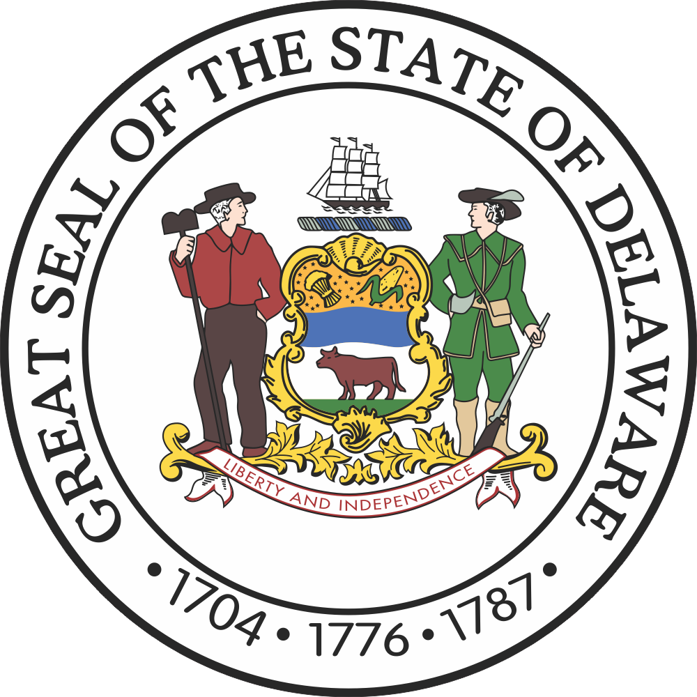 Delaware State Seal Decal - Military Graphics