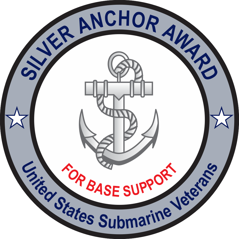 Navy Silver Anchor Award Decal - Military Graphics