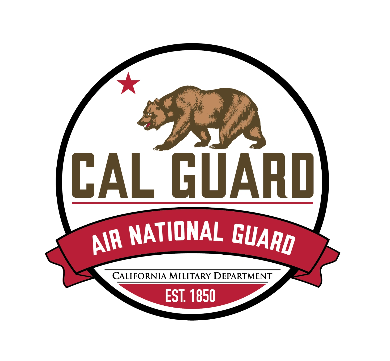 California Air National Guard Logo Decal - Military Graphics