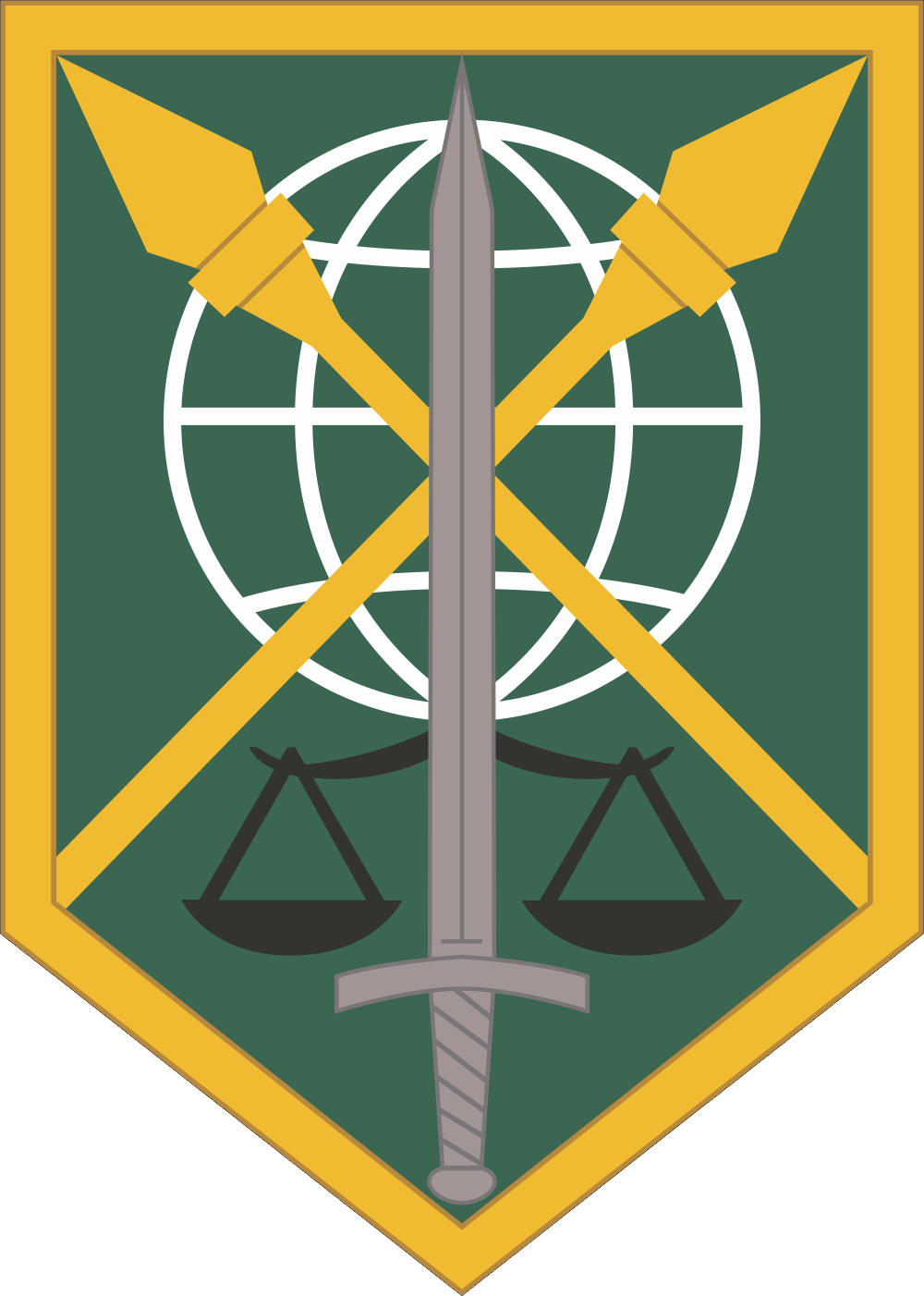 200th Military Police Command SSI Decal - Military Graphics