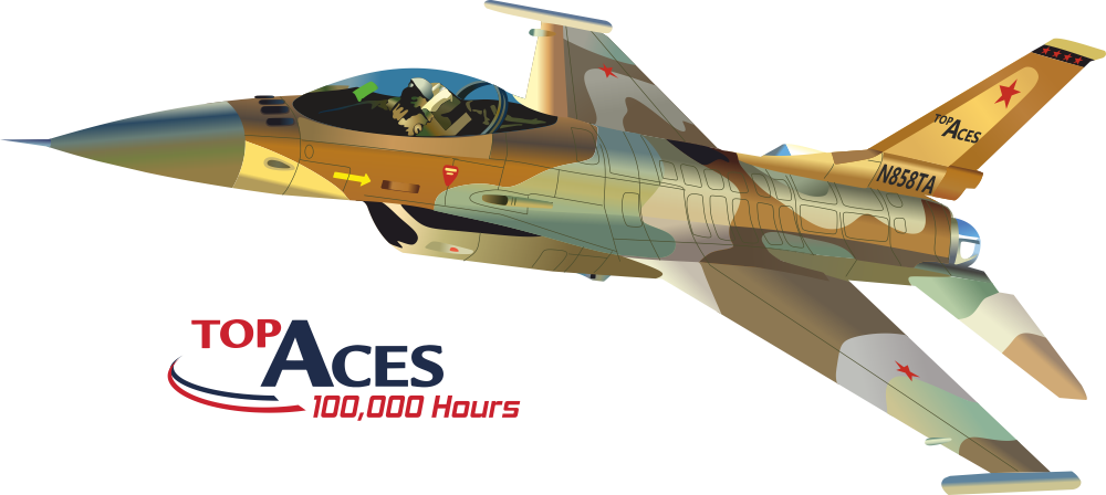 Top Aces 10000 Hours Decal - Military Graphics