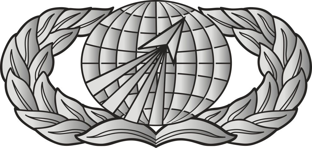 Air Force USAF Contractor Badge - Basic Decal - Military Graphics