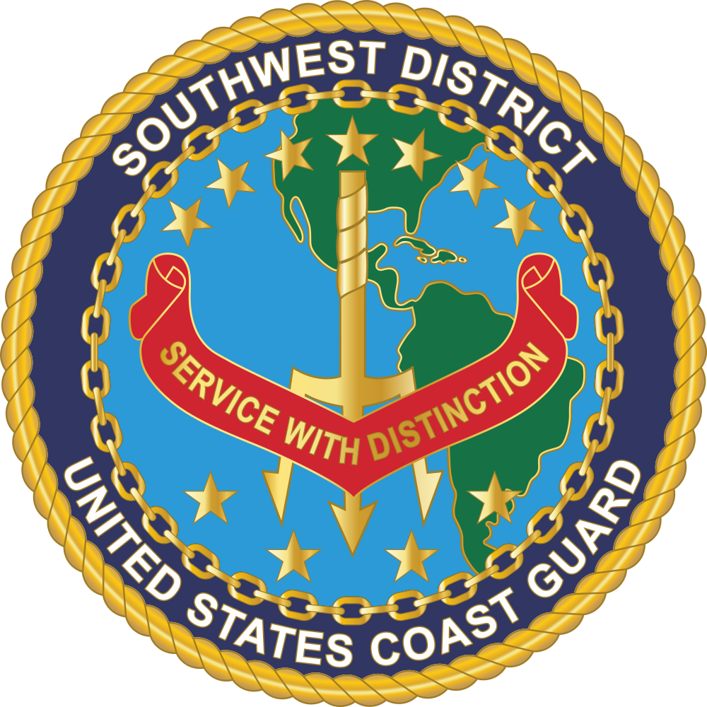 United States Coast Guard - Southwest District Seal Decal - Military ...